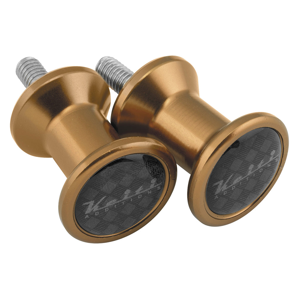 KEITI BOBBIN BOLTS SWINGARM SPOOLS [GOLD] – Timaru Yamaha